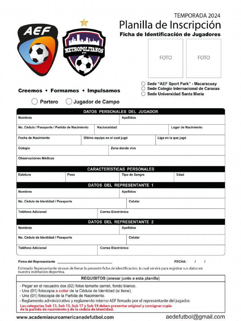 PLANILLA-INSCRIPCION-AEF-2024 | PDF