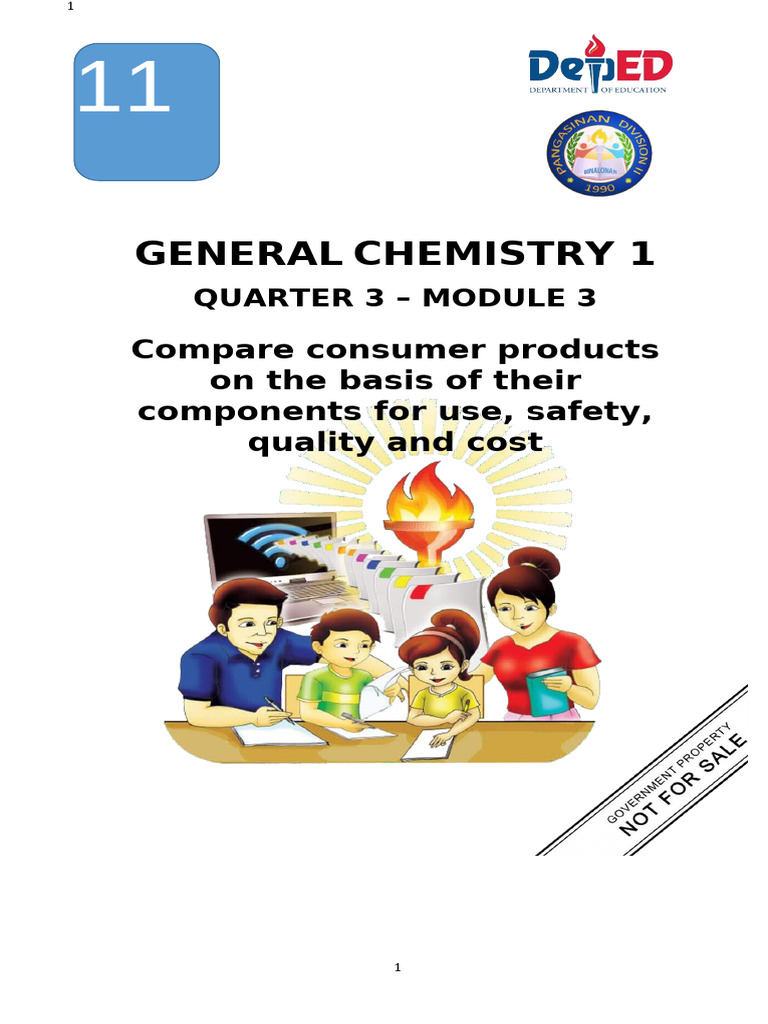 MODULE-3-General Chemistry1 Quarter3 Module3 Week1 Revalidated | PDF ...