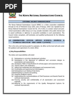 2025 Kcse Registration Return Envelops | PDF | Written Communication