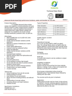 Sewpercoat Pg25: Product Data Sheet | PDF | Concrete | Cement