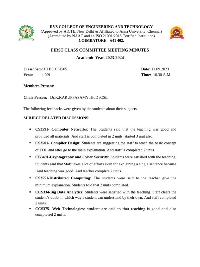 Report - Iii Yr | PDF