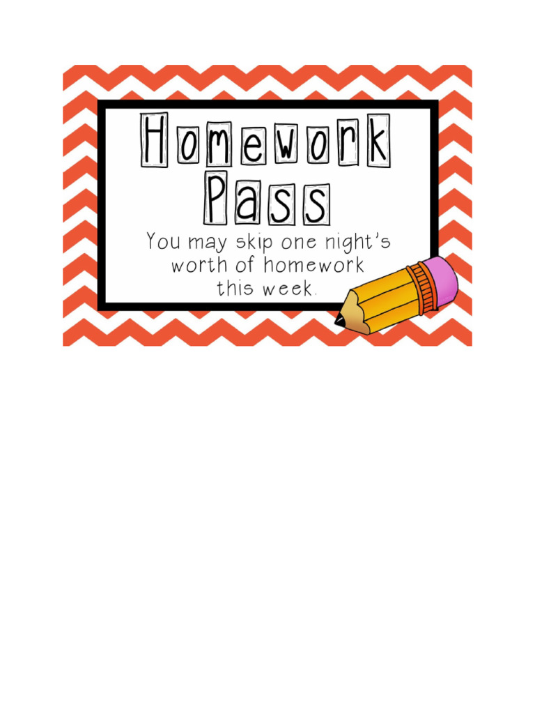 Online Homework Pass | PDF