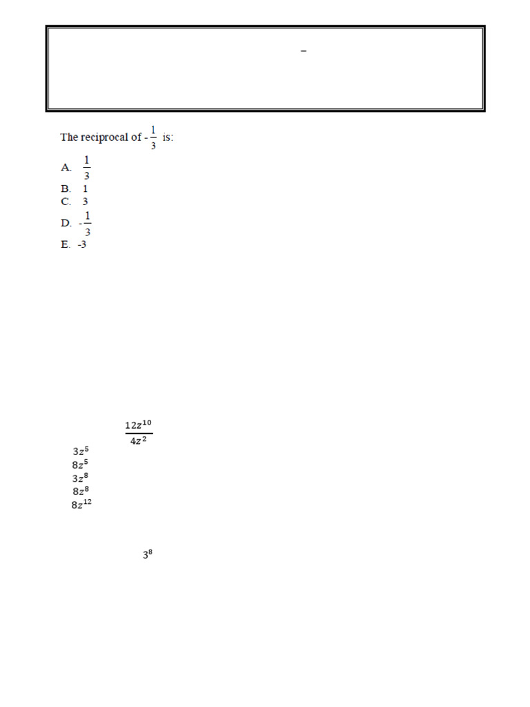 ACT PRACTICE 1.1-1 PART 1 | PDF