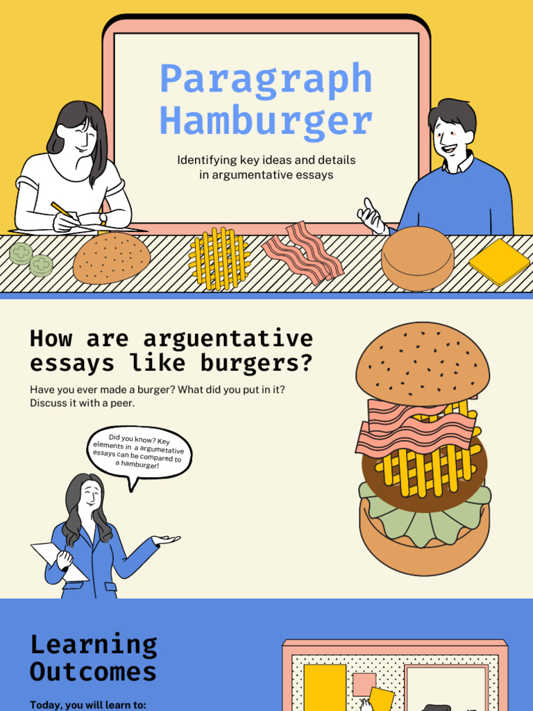 Paragraph Hamburger | PDF | Essays | Hamburgers