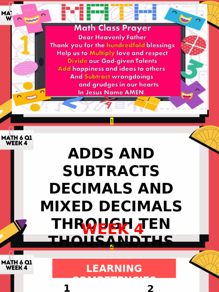 Adding and Subtracting Decimals Guide | PDF | Numbers | Decimal