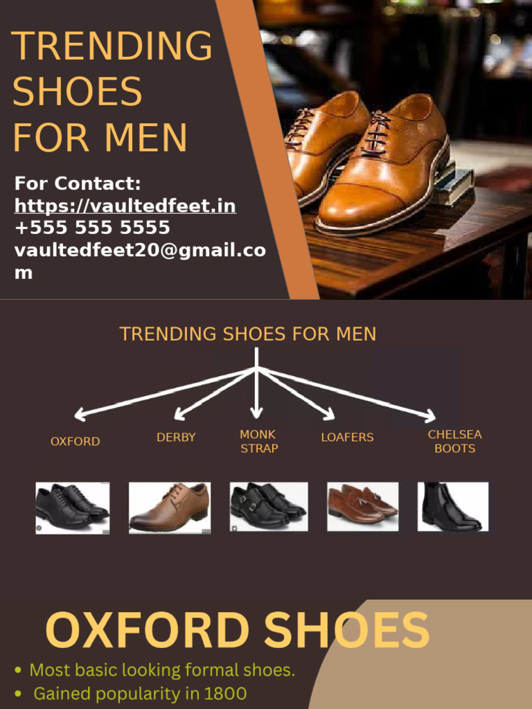 Trending Men's Shoe Styles 2023 | PDF