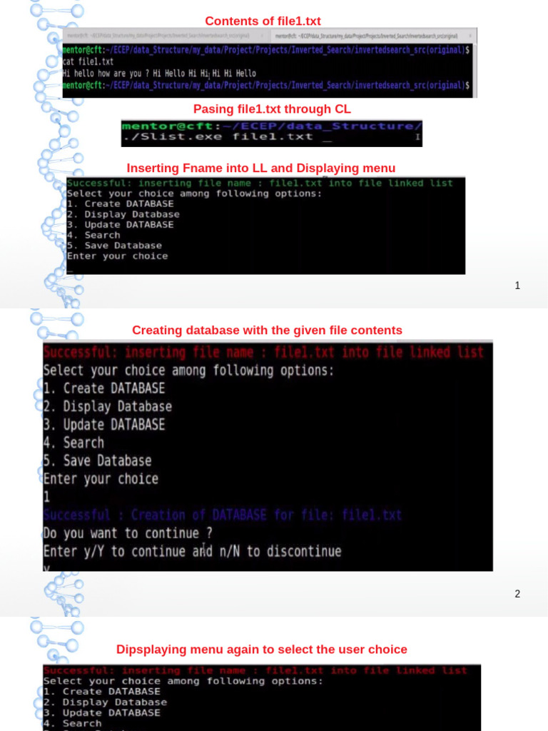 Sample Output Inverted Index | PDF