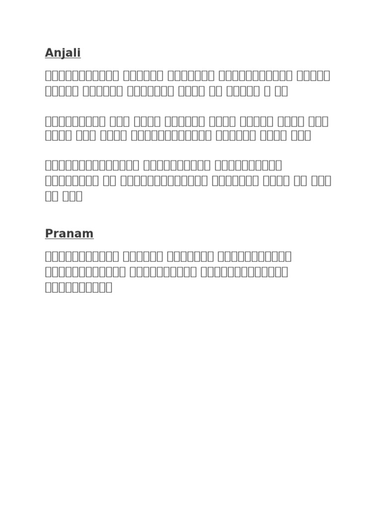 Biswakarma Anjali & Pranam Mantra | PDF