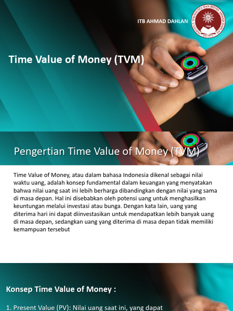 Tuti - PPT Tentang Konsep Time Value of Money | PDF
