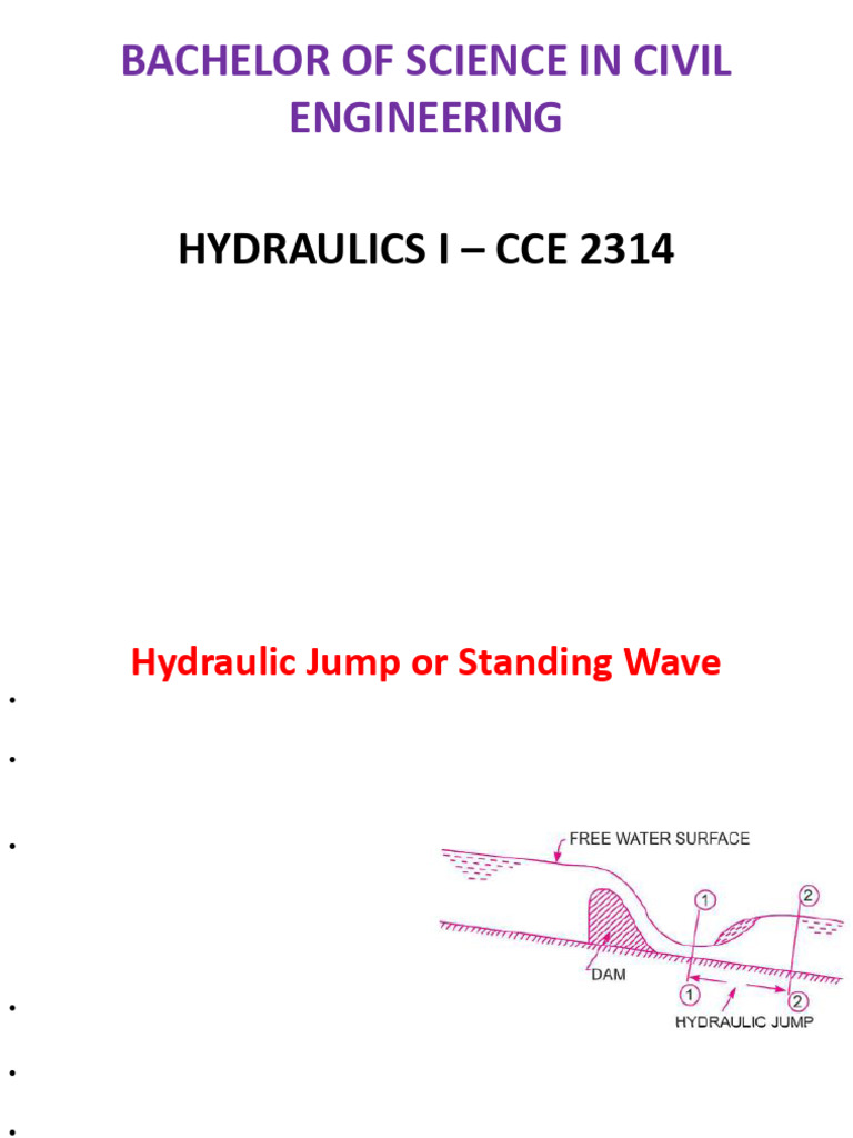 CCE 2314-Hydaulics I Slides 64-74 | PDF | Force | Motion (Physics)