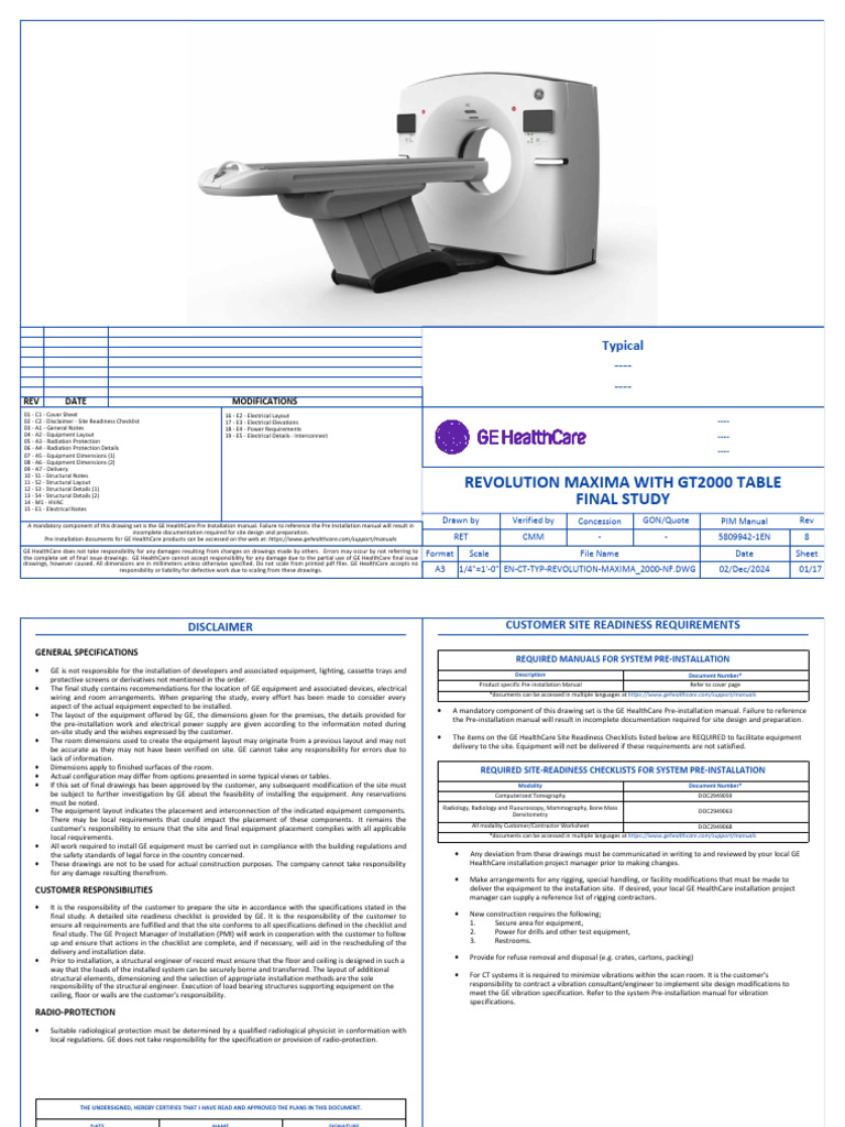 GEHC SP - Rev Max 2000 - 6 130F | PDF | Specification (Technical Standard)
