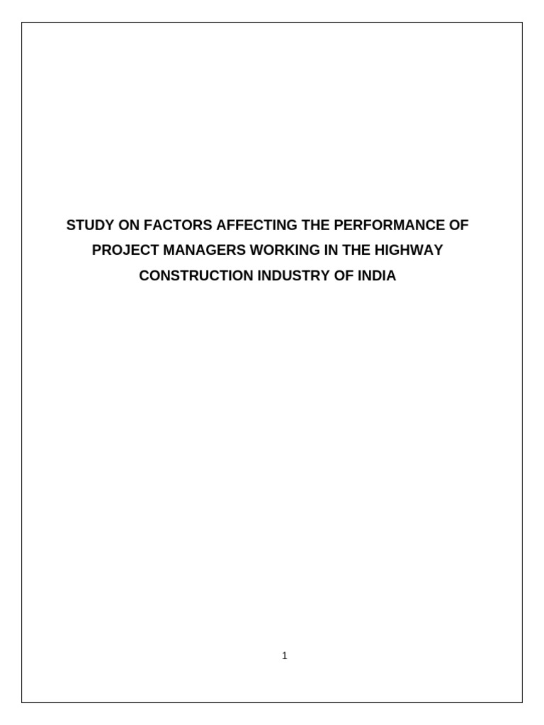 FWD Adarsh - Dissertation - Final | PDF | Project Management | Evaluation