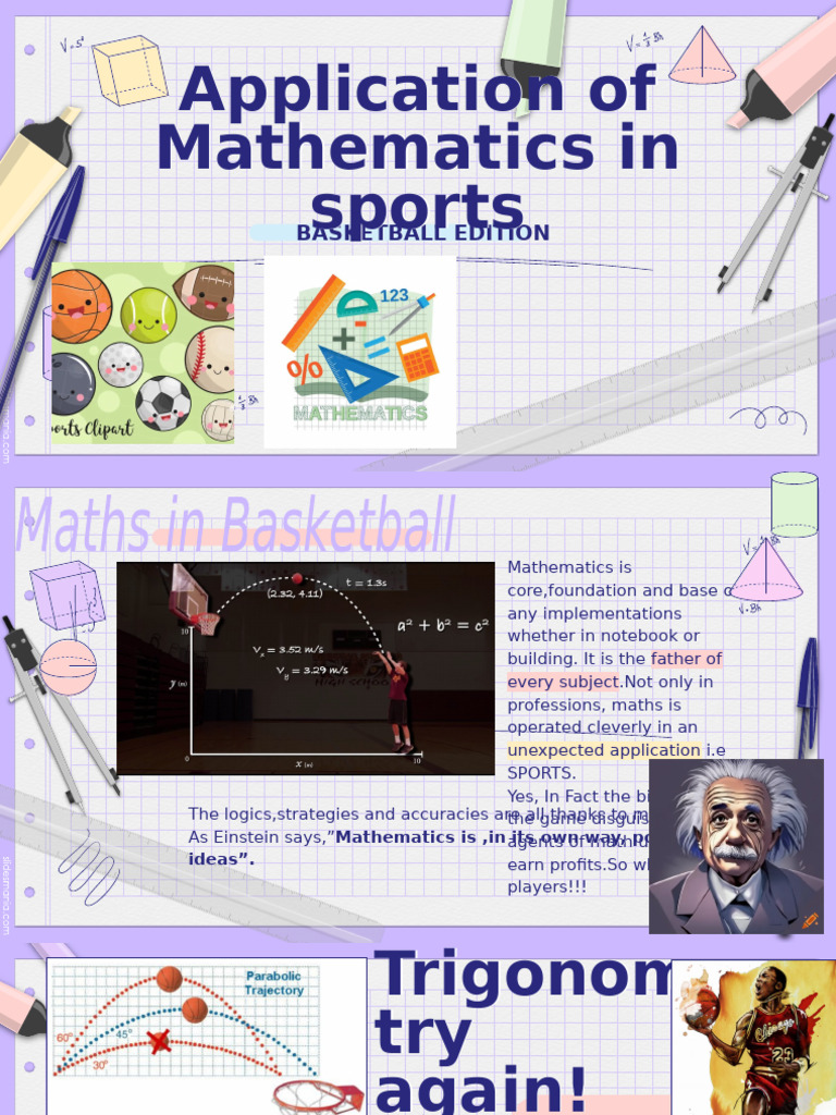 Mathematics in Basketball Strategies | PDF | Mathematics | Physics
