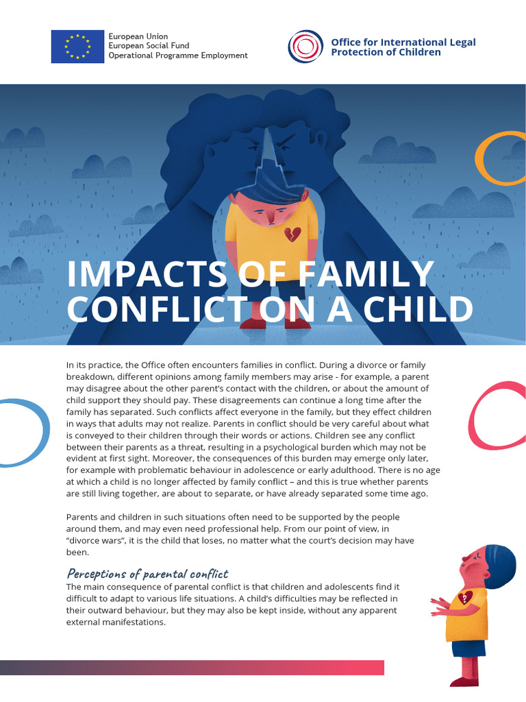 Effects of Family Conflict on Children | PDF | Adolescence | Divorce