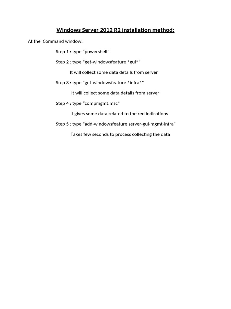 Windows Server 2012 R2 Installation Method | PDF