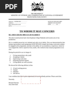 Recommendation Letter Passport | PDF