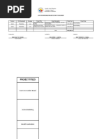 FY 2025 Project List Format | PDF