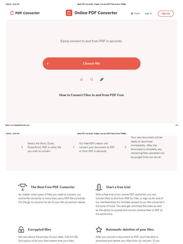 Best PDF Converter - Create, Convert PDF Files Online (FREE) | PDF ...