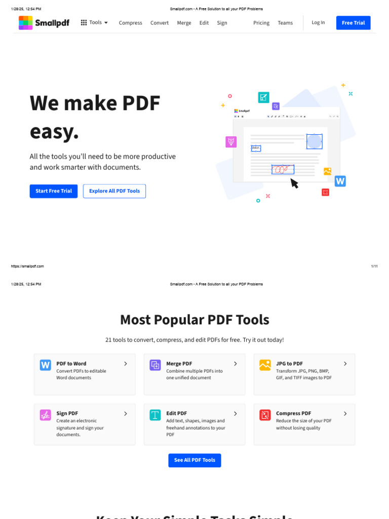 A Free Solution To All Your PDF Problems | PDF | Image Scanner | Mobile App