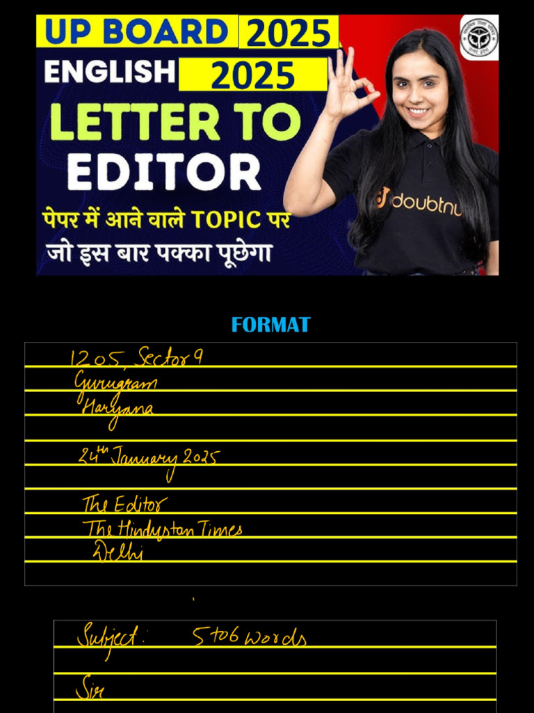 letter writing 2025 | PDF