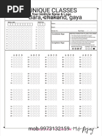 150 Questions OMR Sheet | PDF | Writing Implements | Stationery