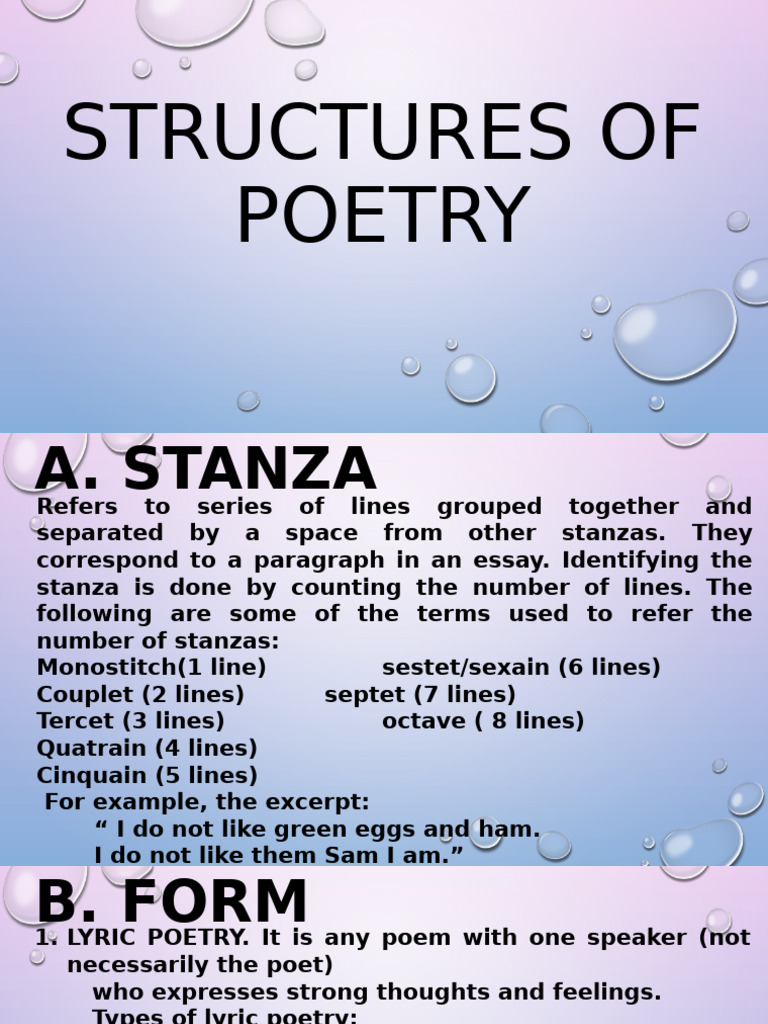 Elements and Structures of Poetry | PDF | Poetry | Phonaesthetics