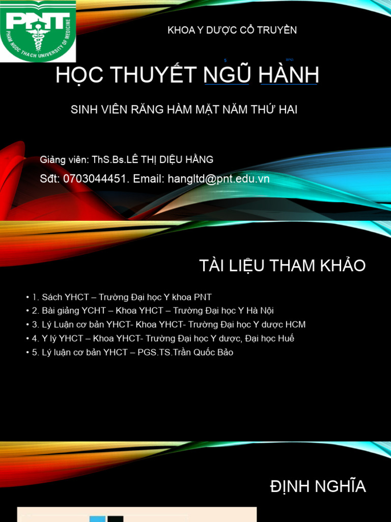 YHCT-Học Thuyết Ngũ Hành-1 | PDF