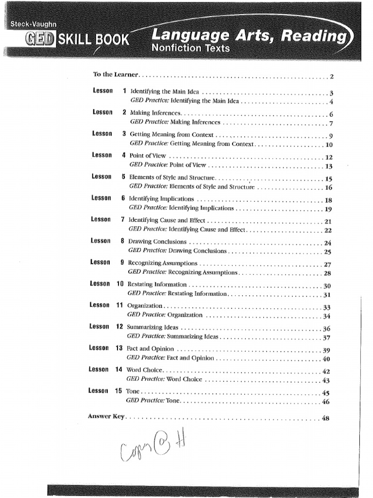 Reading Skills | PDF