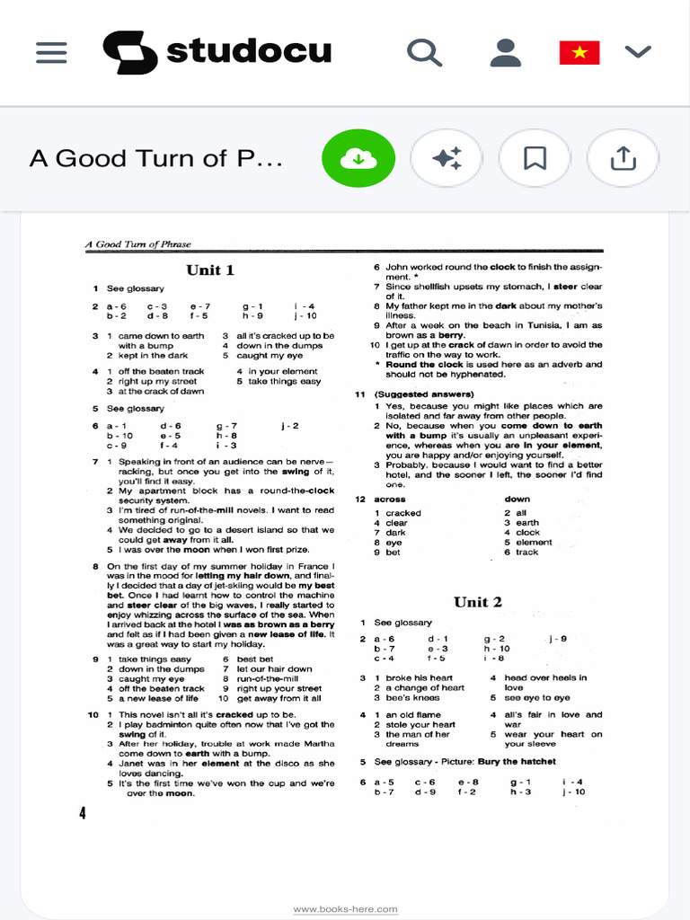 A Good Turn of Phrase Idioms (Teacher's Book) - James Milton Good ...