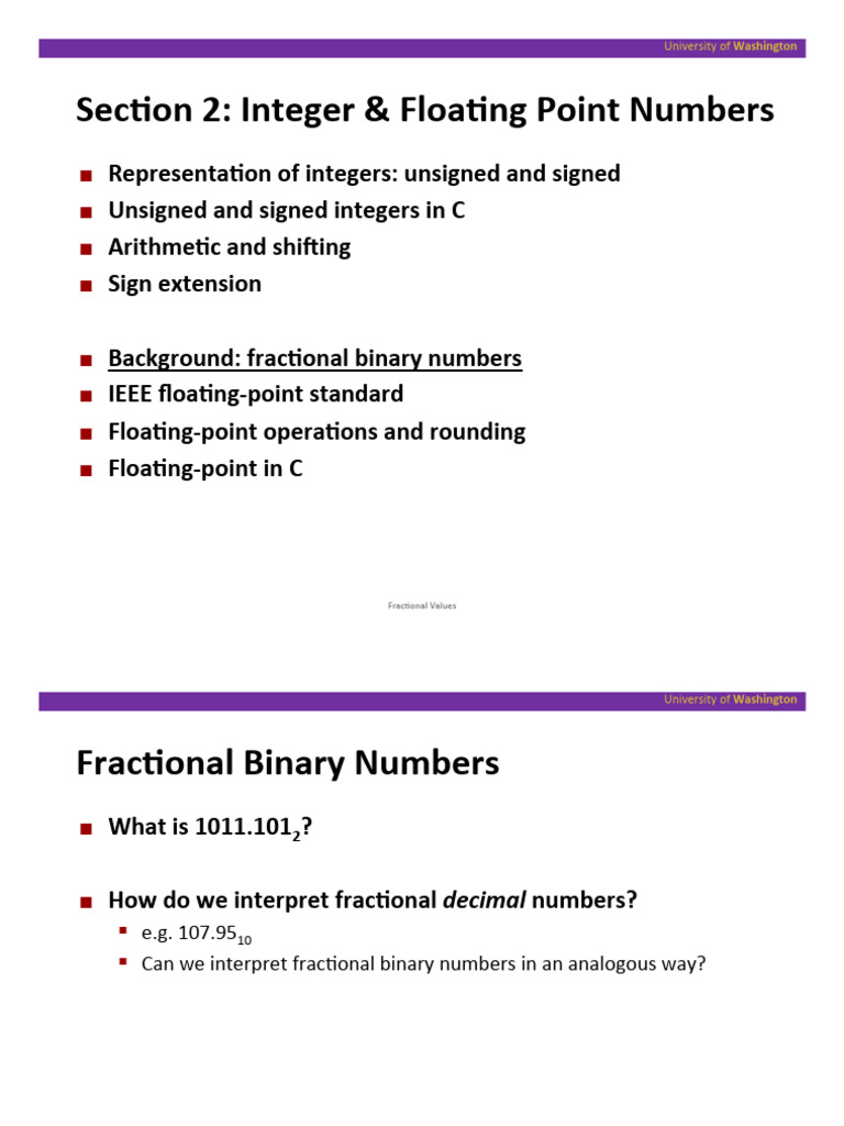 Binary Numbers for CS Students | PDF | Integer (Computer Science) | Computing
