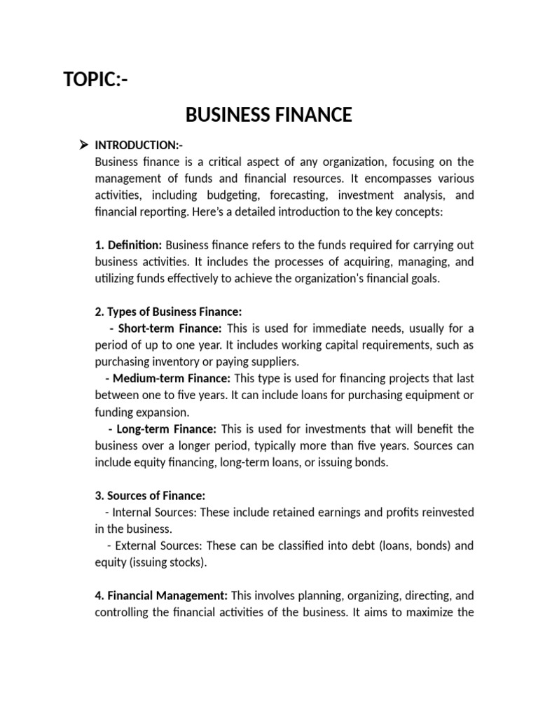 Business finance | PDF | Equity (Finance) | Expense