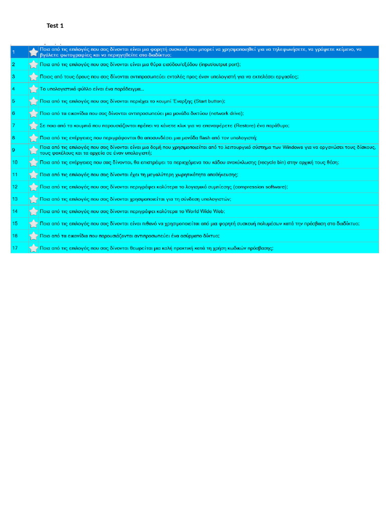 Test 1 Windows | PDF