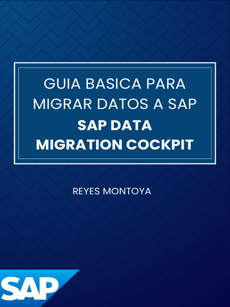 Guía SAP Migration Cockpit | PDF | Microsoft Excel | Informática