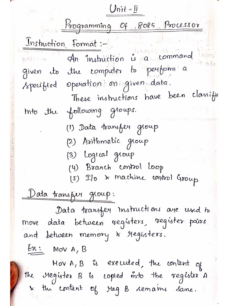 Unit-2 MPMC NOTES | PDF