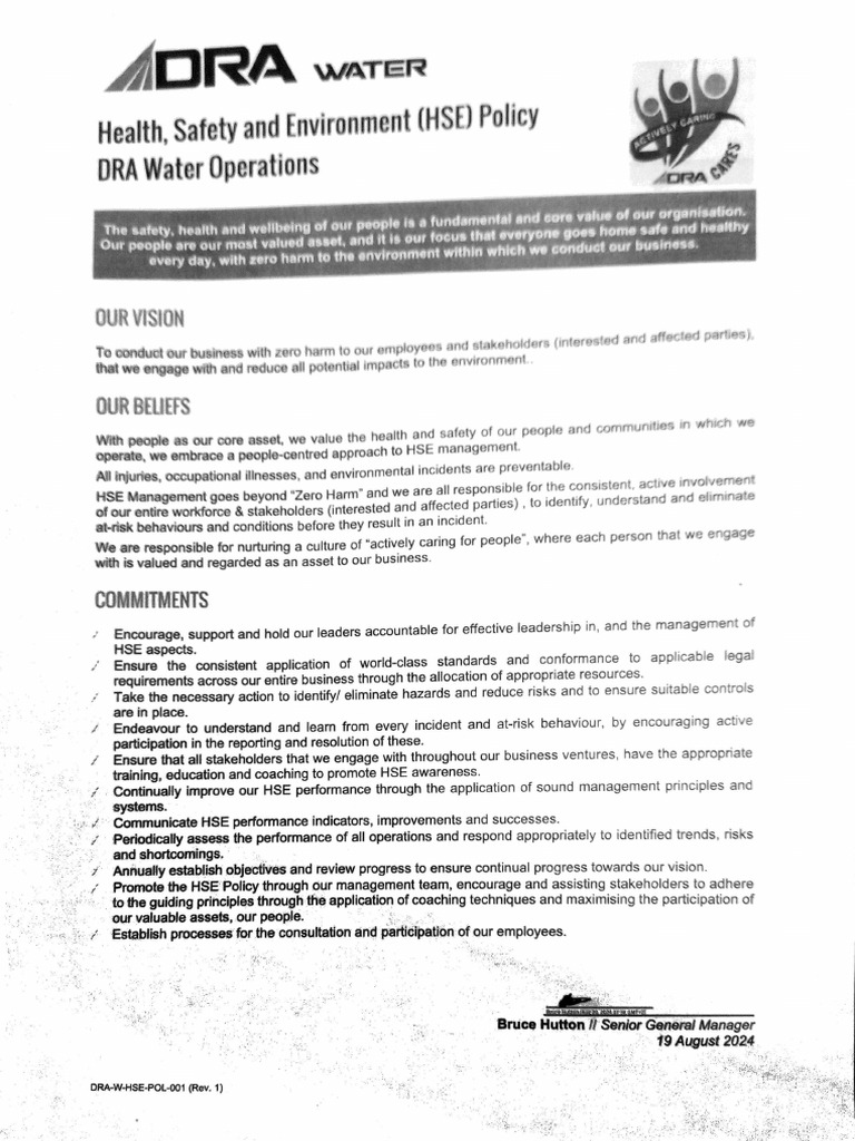 DRA Values and Mission | PDF