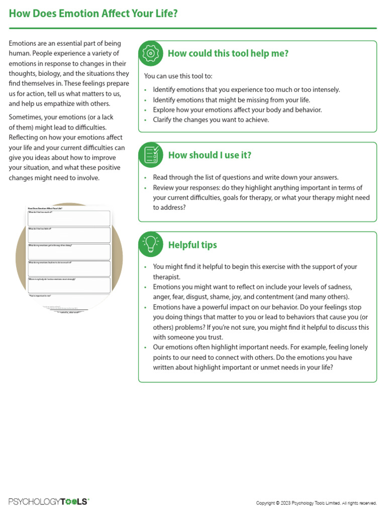 How Does Emotion Affect Your Life - Lang Eng Us - Format Client Version ...