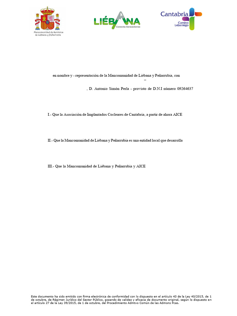 Acuerdo Manc LyP AICE 2024 Firmado - Signed | PDF | Trabajo Social