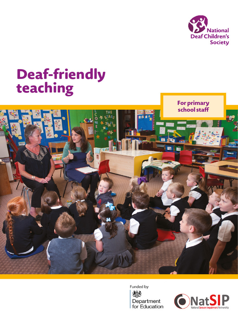 A0010 Info Deaf Friendly Teaching Primary 2020 | PDF | Hearing Loss ...