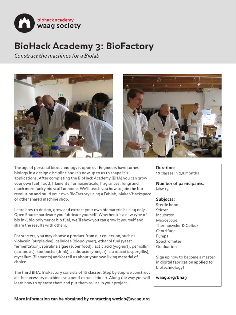 biohack-academy-3 | PDF | Biopolymer | Tuition Payments