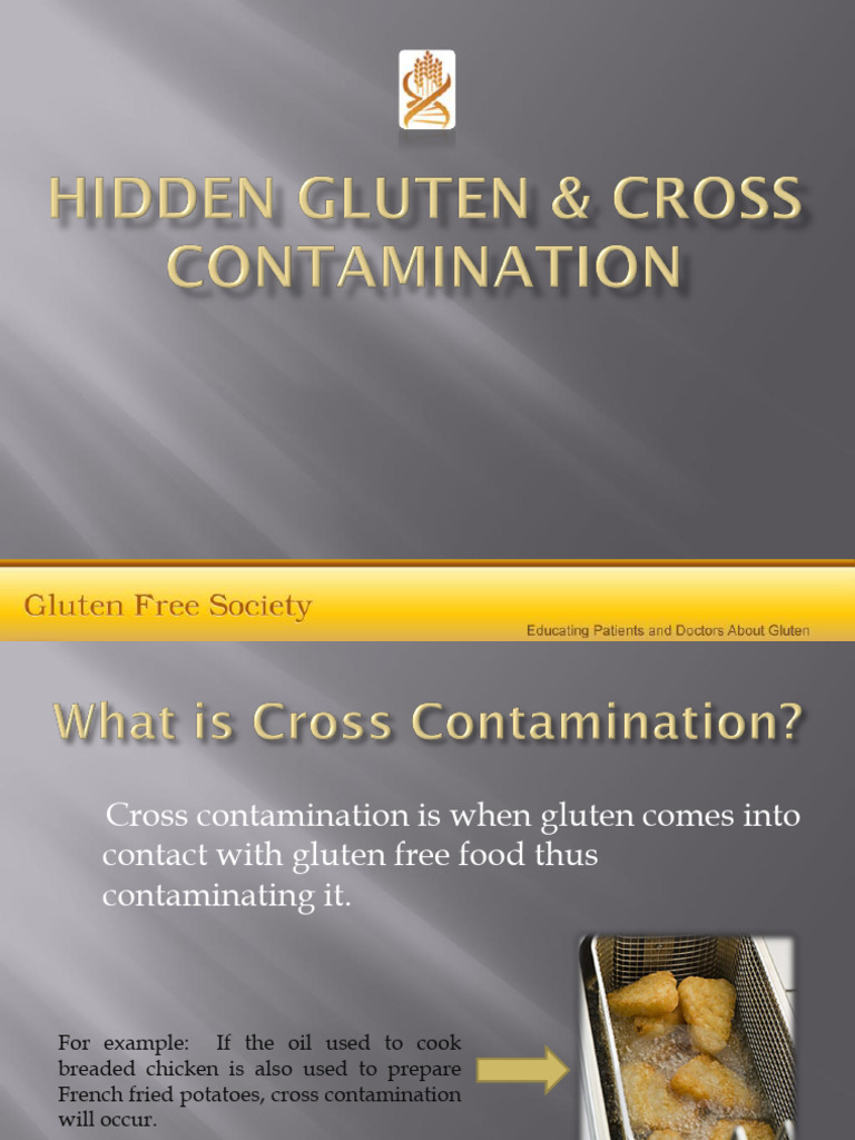 Gluten Cross Contamination | PDF | Foods | Gluten Free Diet