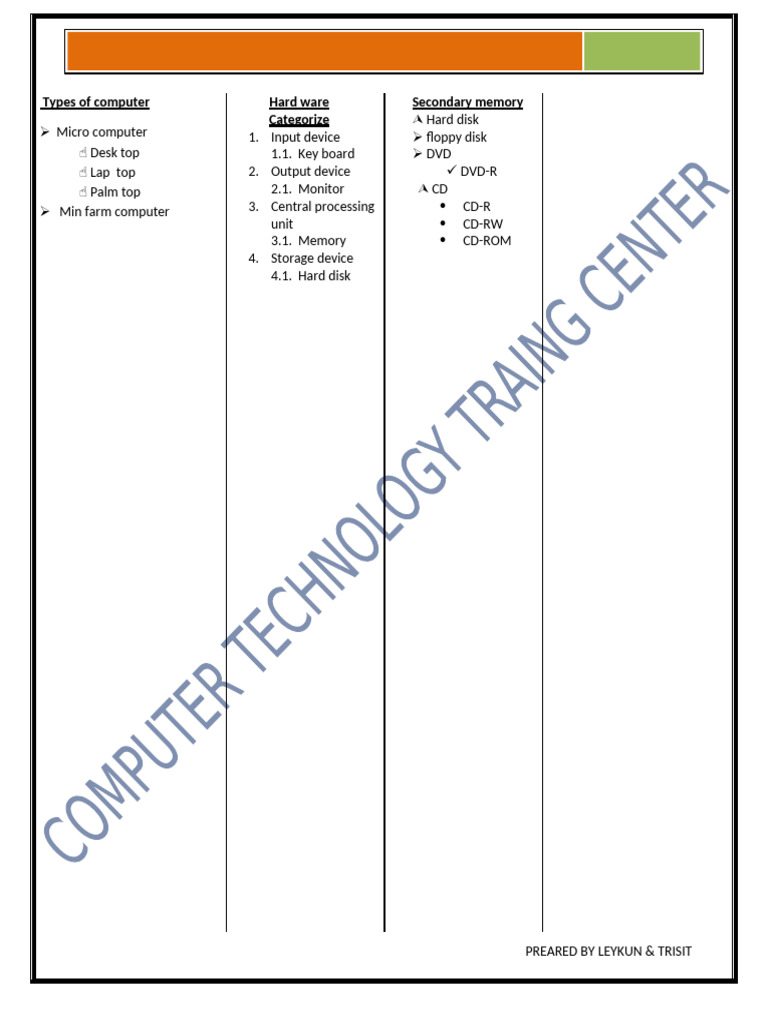 Types of computer ARIF | PDF