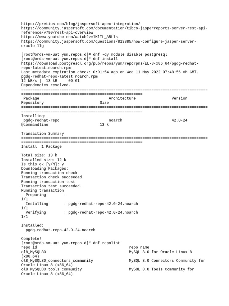 jasperreports-installation | PDF | Postgre Sql | Software Repository