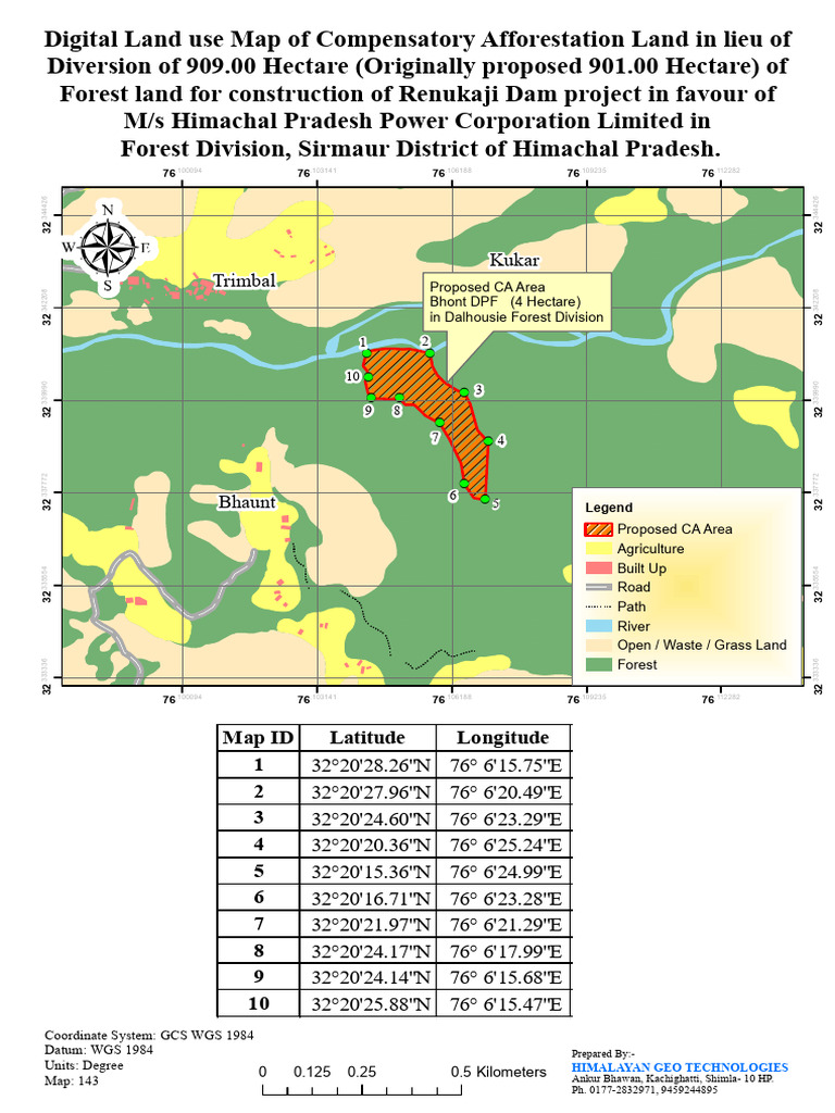 Digital Map 143 | PDF | Surveying | Geography