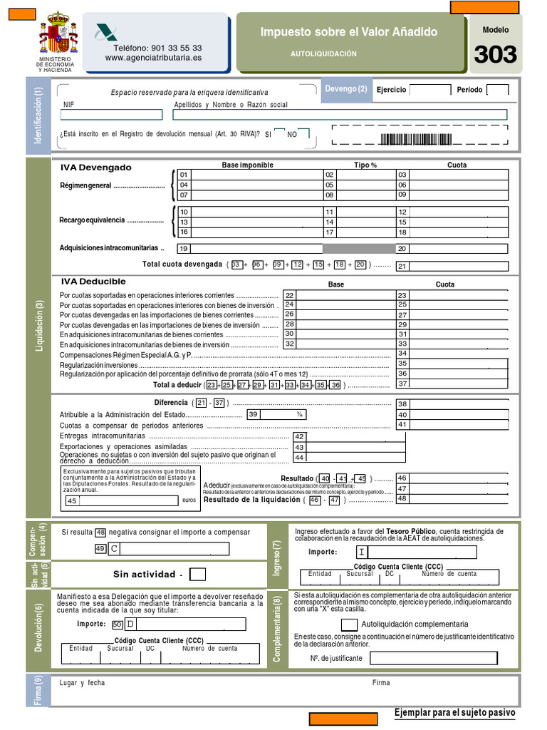 Modelo 303 | PDF | Economias