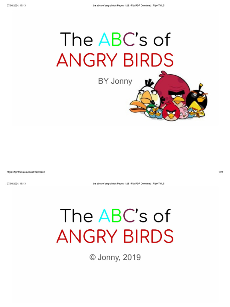 Angry Birds - The Abcs of | PDF