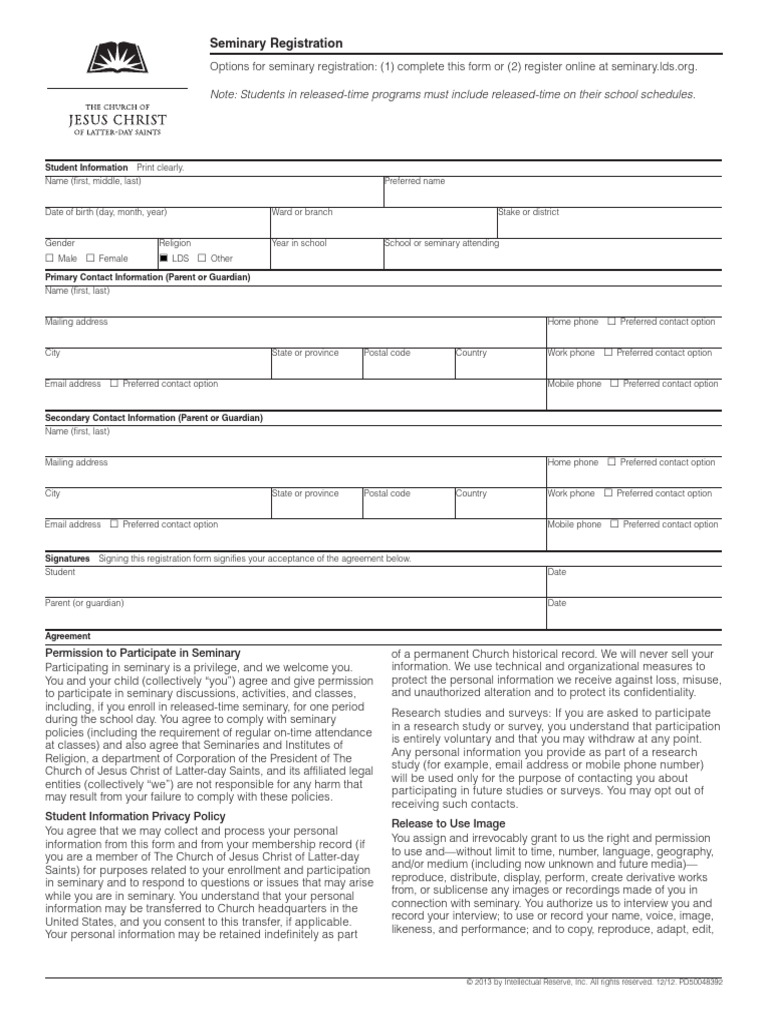 Seminary Registration Legal | PDF | Http Cookie | World Wide Web