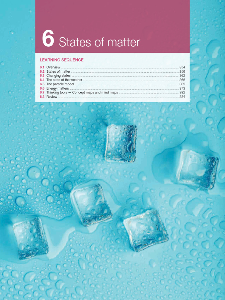 Understanding the 6 States of Matter | PDF | Precipitation | Boiling