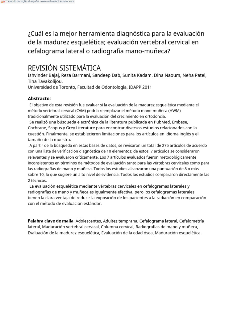 ¿Cuál es la mejor herramienta diagnóstica para la evaluación de la ... ¿Cuál es la mejor herramienta diagnóstica para la evaluación de la ...
