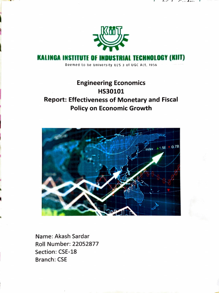 Monetary and Fiscal Policy Impact Report | PDF | Economics