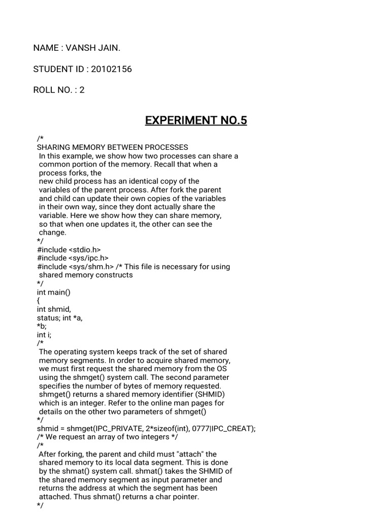 02_20102156_VANSHJAIN_B_OS_EXP_NO_5 | PDF